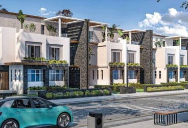 For sale, a 3-room townhouse villa, with a view of the landscape, in ...